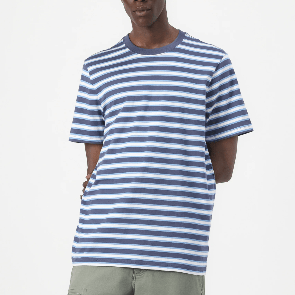Men's GAP Blue Striped T-Shirt – You Know Who's